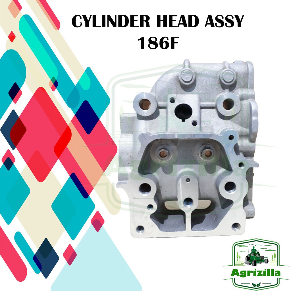 Cylinder Head Assy 186F 10hp Air Cooled Diesel Engine | Shopee Philippines