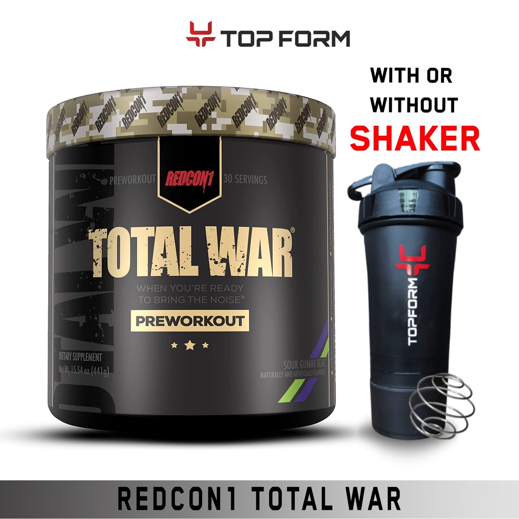 Redcon1 Total War - Pre Workout Powder, 30 Servings-Boost Energy ...