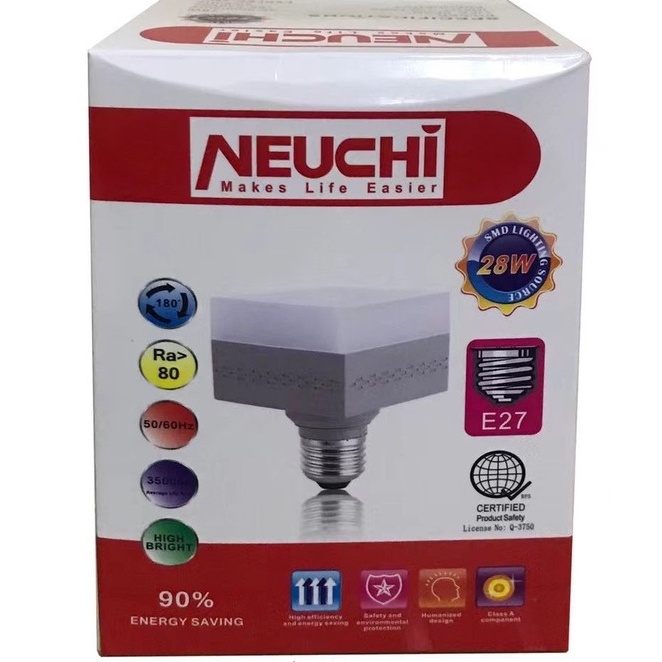 220V E27 LED Lamp Bulb High Power led Square Energy Saving LED Light ...