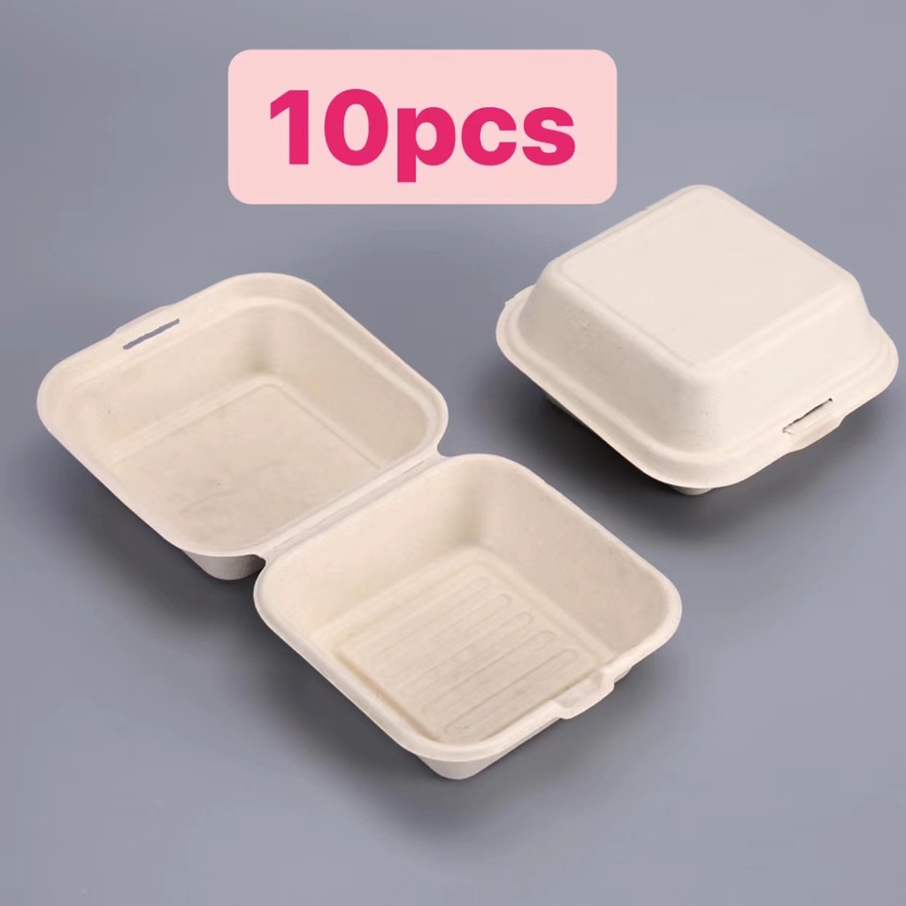 Wax Paper Bento Cake Box Clamshell Non grease Food Wrapper for ...