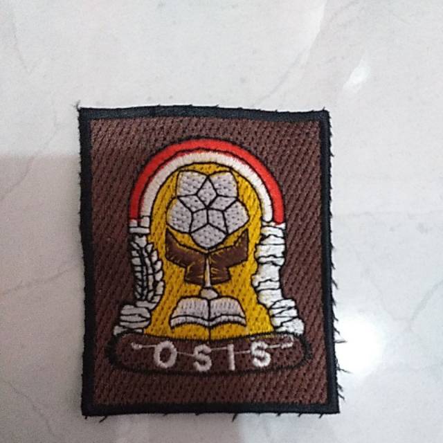 Emblem patch Badge OSIS Full Embroidery (Content/Embroidered Background ...