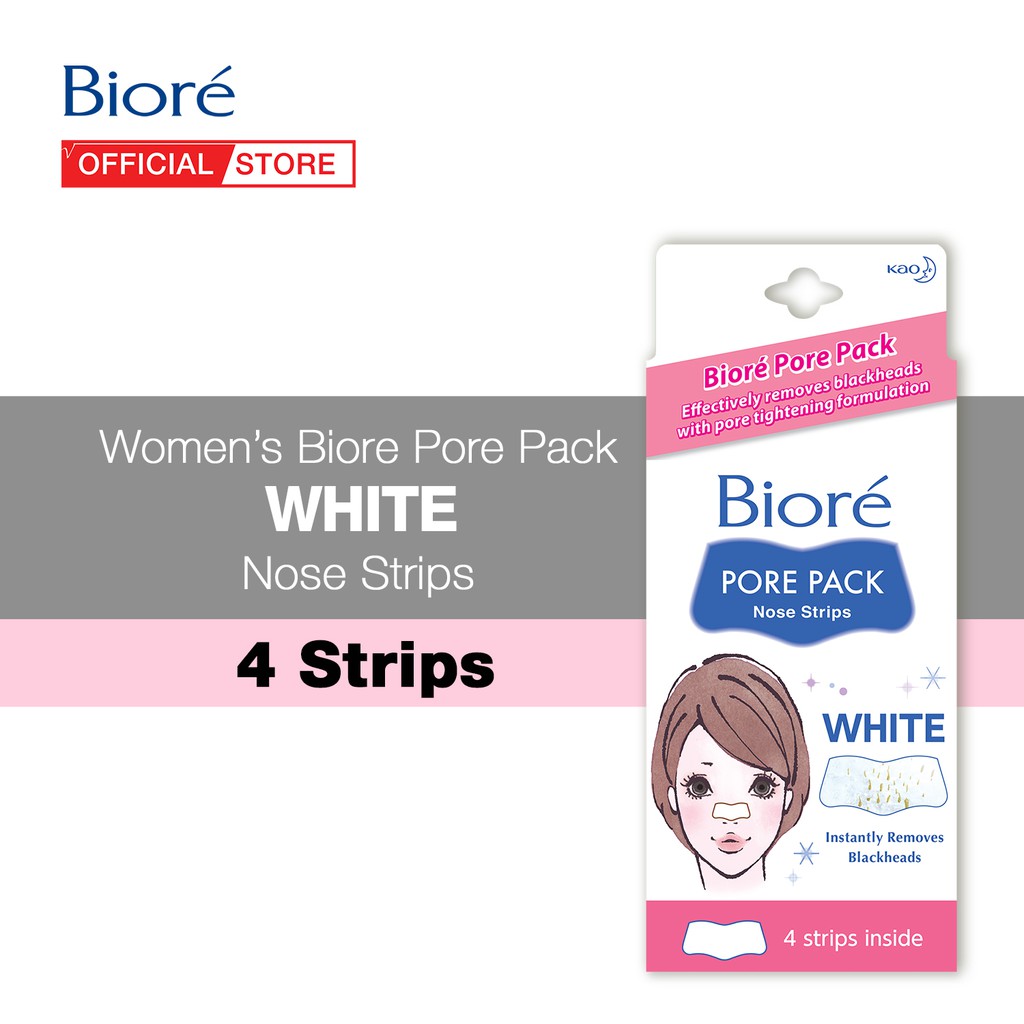 Biore Pore Pack Nose Strips - Womens' White | Shopee Philippines
