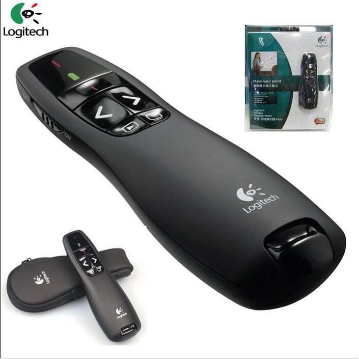 [COD] 100% Ori Logitech R400 Wireless Presenter Red Laser Pointer PPT ...