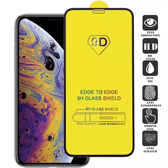 iPh 5/6/6 plus/7/8/7 plus/8 plus/IP X/IP XR/XS Max Full Tempered Glass ...