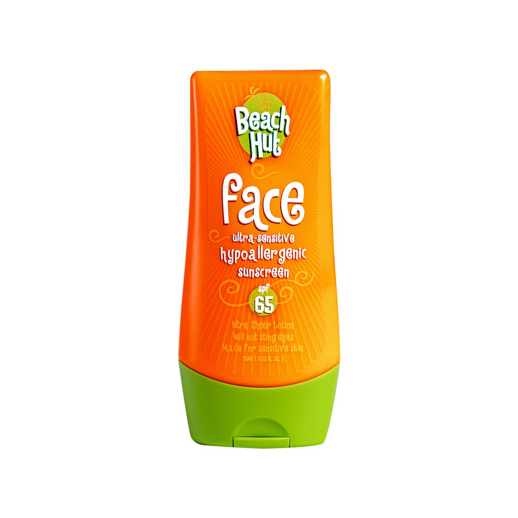 Beach Hut Sunblock Face Sunscreen Lotion SPF 65 75ml | Shopee Philippines
