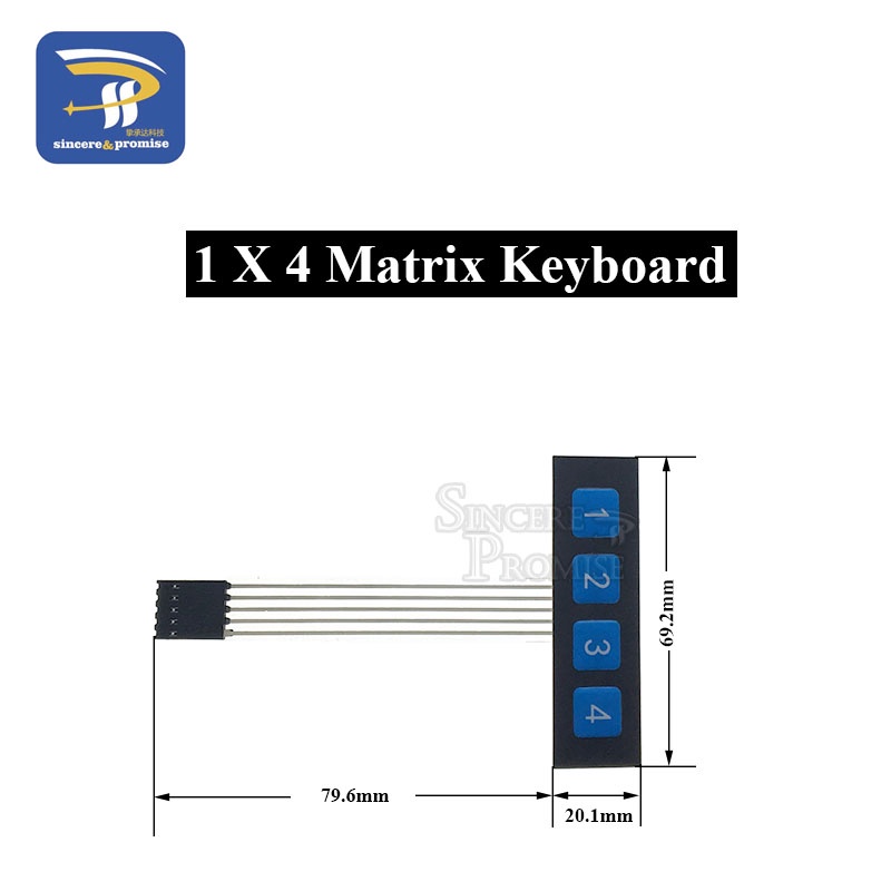 3 4 5 12 16 20 Key 4*4 Membrane Switch Keypad 1x4 1x6 3x4 4x4 4*5 ...