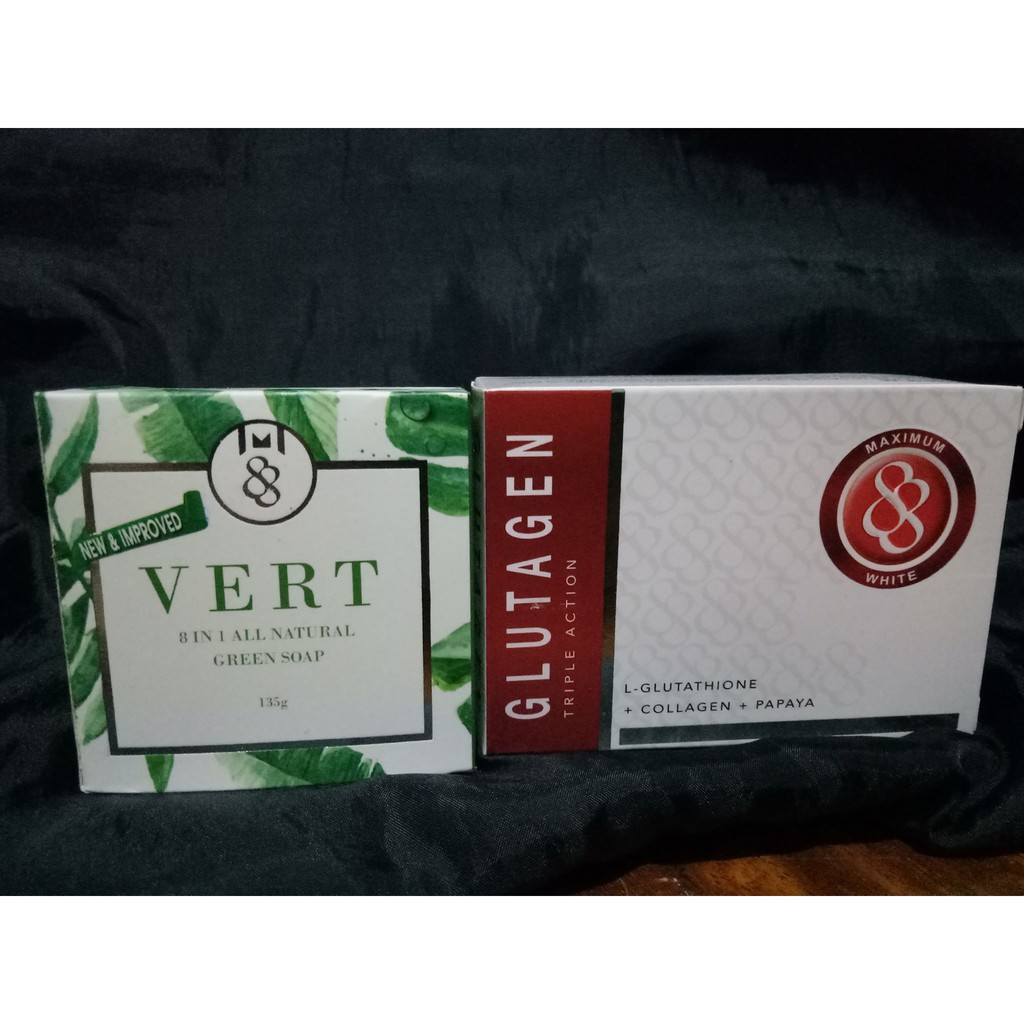 COD ! 100% ORIGINAL GLUTAGEN 3IN1 AND VERT 8IN1 ORGANIC SOAP COMBO SET ...