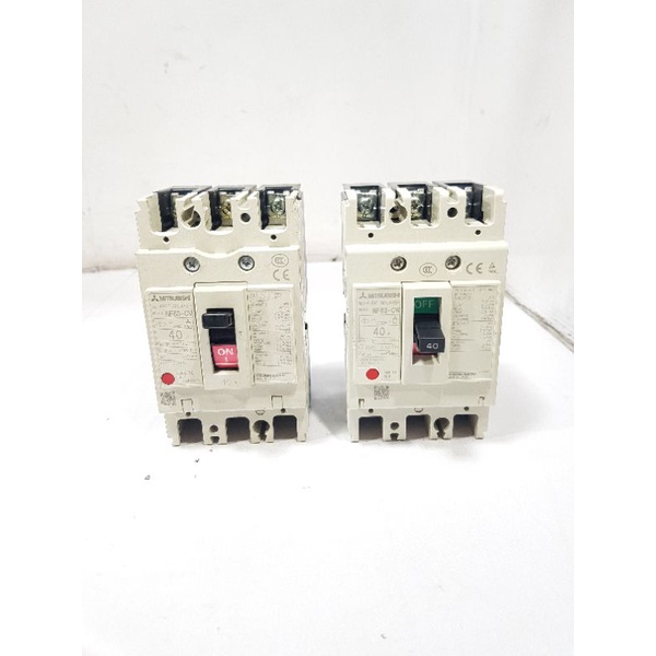 Circuit Breaker 3Phase 40A MCCB NF63-CW/CV MITSUBISHI(Original Made in ...