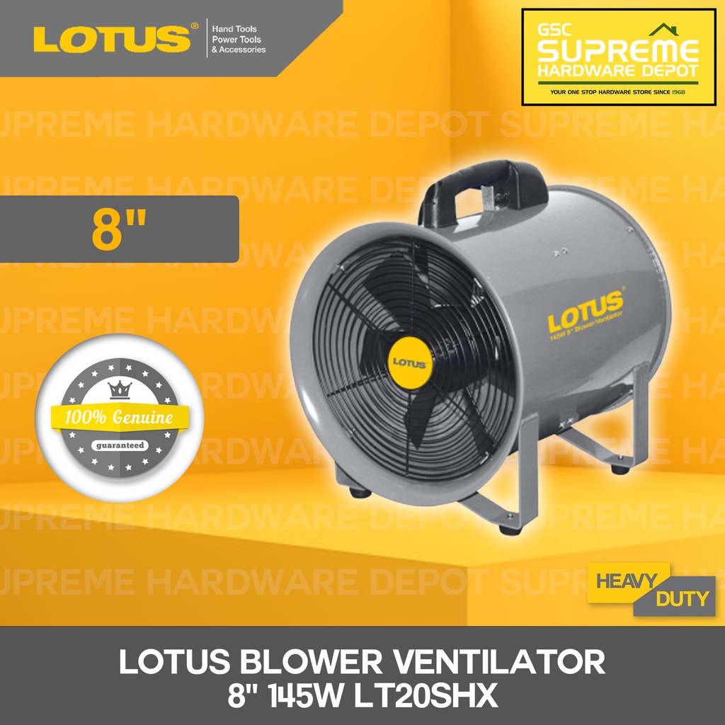 Lotus Blower / Ventilator 8" 145W LT20SHX | Shopee Philippines