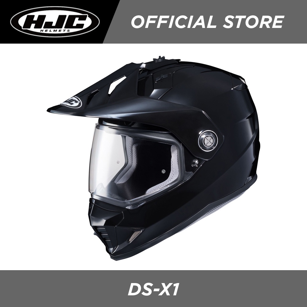 HJC Helmets DS-X1 Black | Shopee Philippines