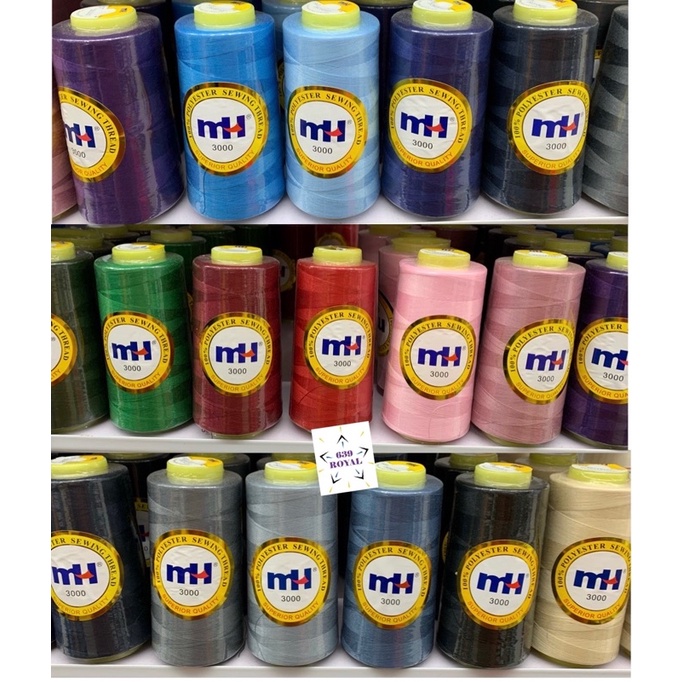 MH Thread 3000 yards Batch 1 colors (sold per cone) | Shopee Philippines