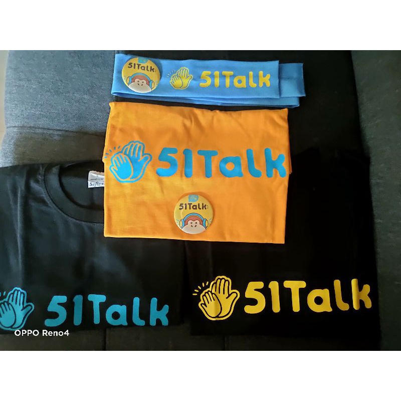 51TALK WITH CLAP TSHIRT FOR ESL TEACHING UNISEX | Shopee Philippines