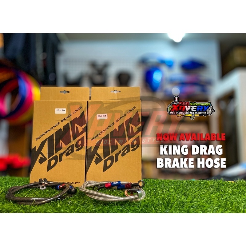 King Drag 96cm Brake Hose Aerox/Mio/Raider/Sniper/Pcx/Click - Made in ...