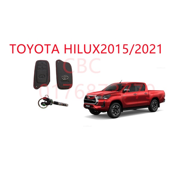 Toyota Hilux Revo Car Key Pouch Leather Case Key Chain Smart Remote ...