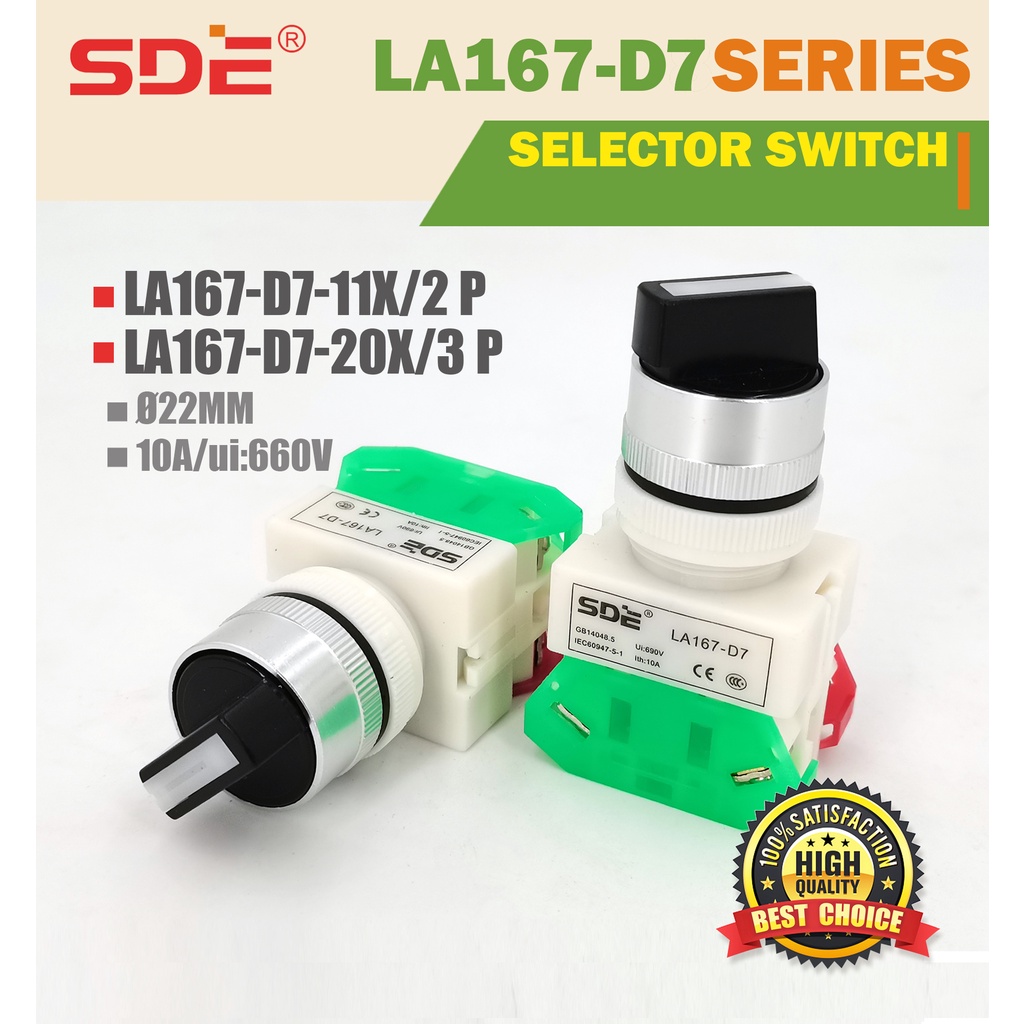 SELECTOR SWITCH (LA167-D7 Series) | Shopee Philippines