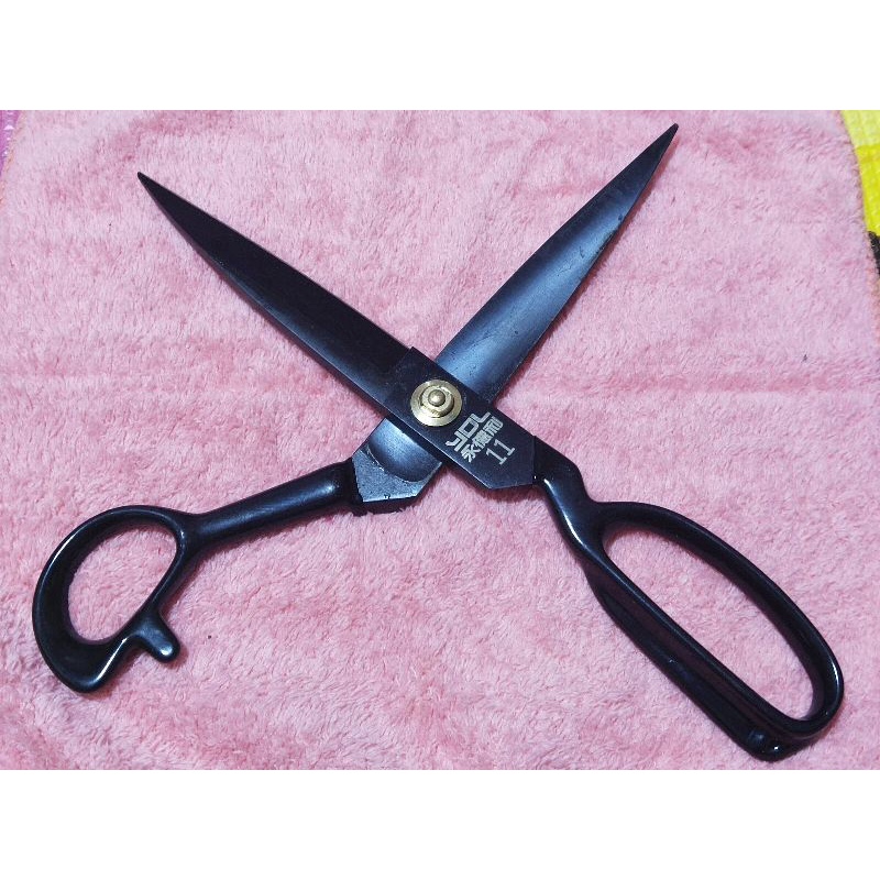 BLACK TAILOR SCISSOR 11", CLOTH/ FABRIC/LEATHER/GENERAL CRAFT SCISSOR ...