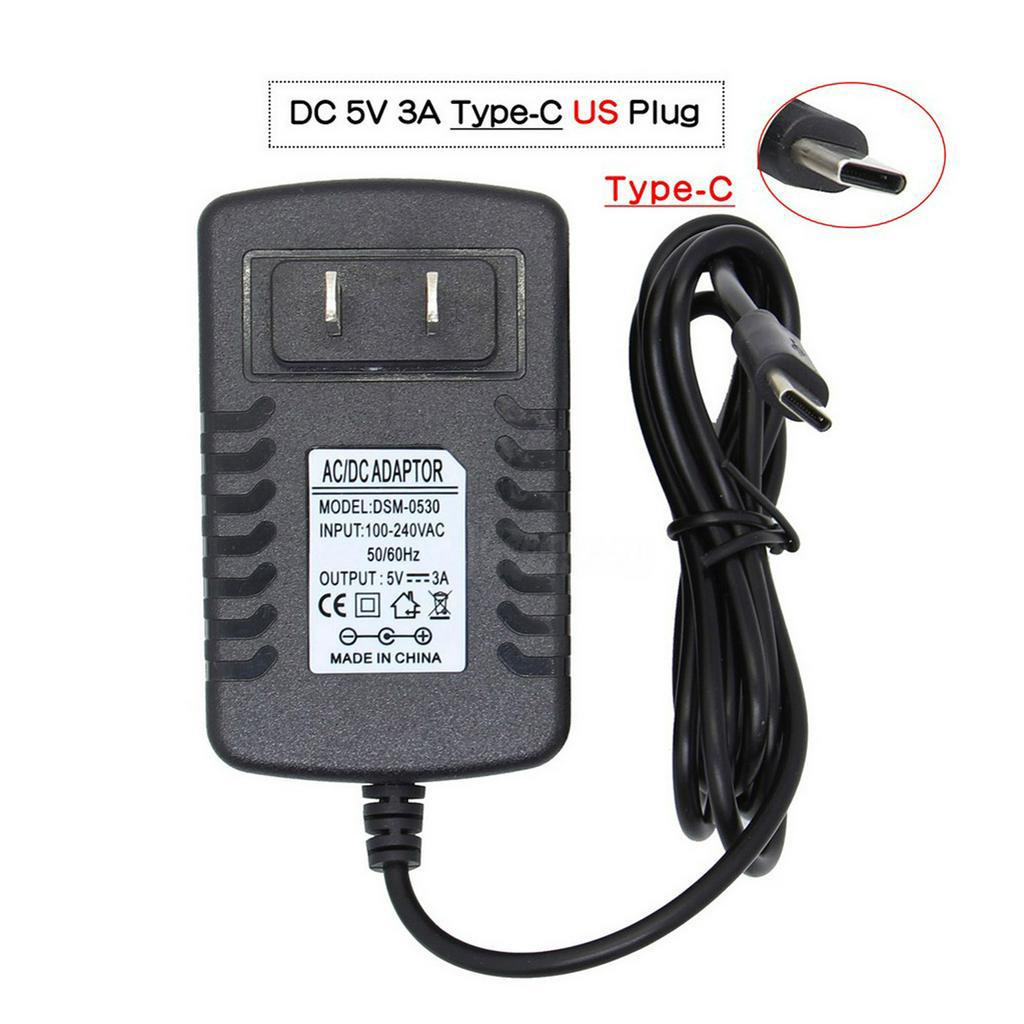 Raspberry Pi 4 Power Supply 5V 3A USB Type-C Power Adapter For ...