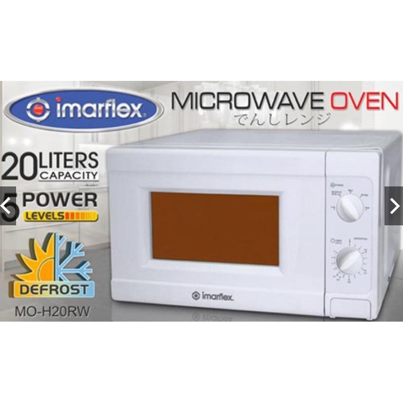 Imarflex MO-H20RW Microwave Oven 20 liters MOH20RW White/Rotary ...