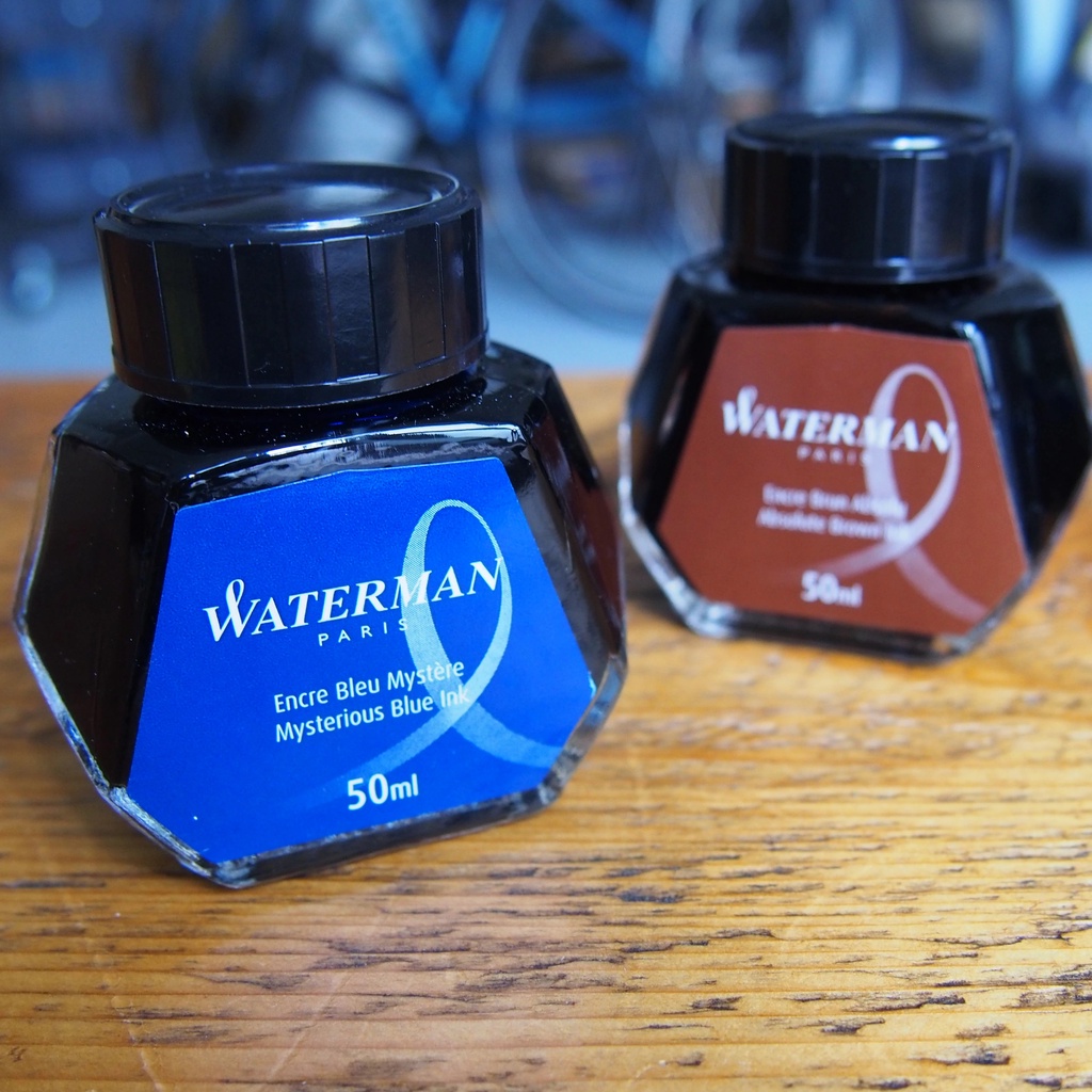 WATERMAN Serenity Blue / Mysterious Blue / Intense Black — 50ml ...