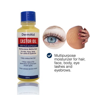 DERMAID Castor Oil 60ml | Shopee Philippines
