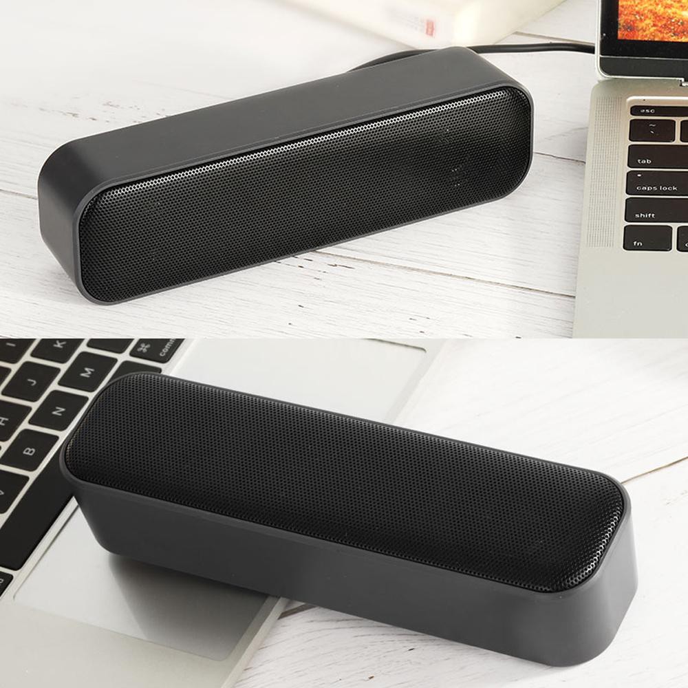 USB Powered Soundbar Desktop Speaker Wired Computer Sound Box for TV ...