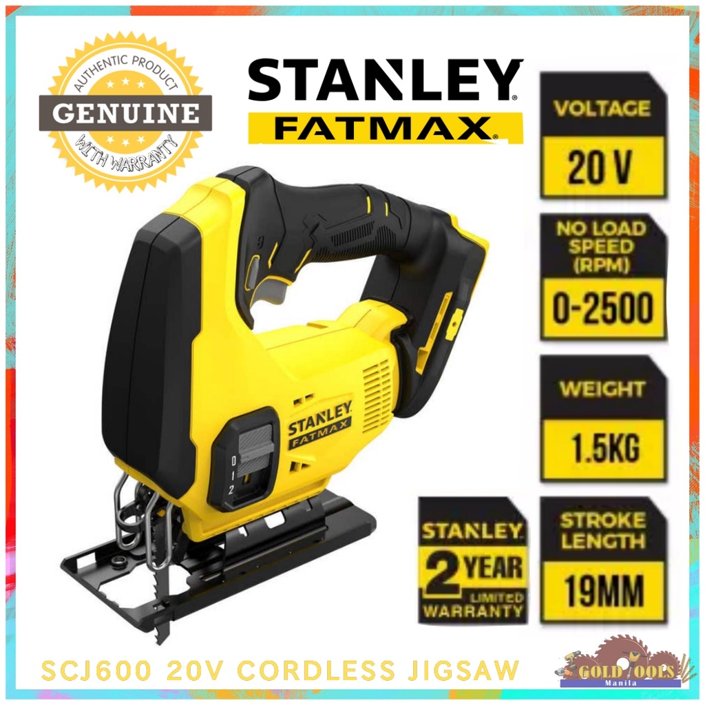 STANLEY FATMAX SCJ600 20V Cordless Jigsaw | Shopee Philippines