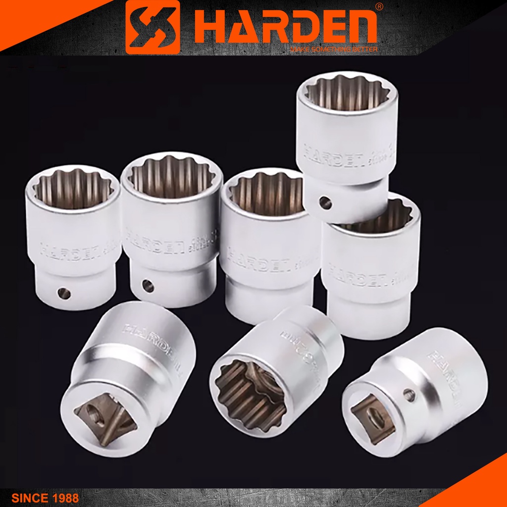 Harden 19mm - 60mm 3/4" Bi-Hexagon Socket Professional Household Chrome ...