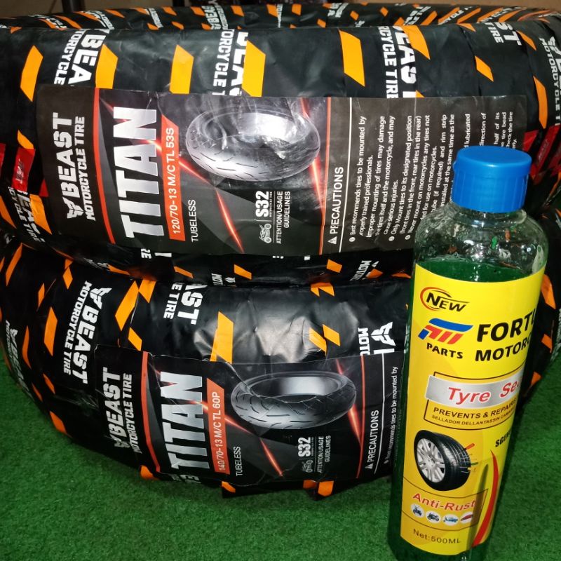 Beast Tire Set for NMAX OVERSIZE (140/70-13&120/70-13) | Shopee Philippines