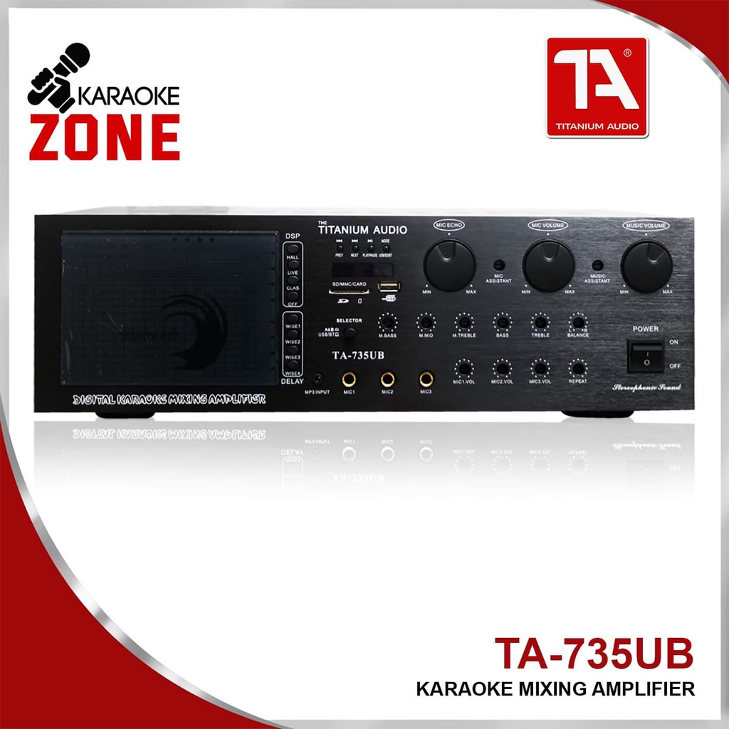 Titanium Audio TA 735UB / 700W x 2 / Bluetooth, SD Port, FM / Av 735 UB ...