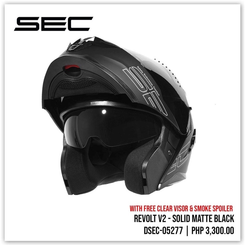 sec revolt version 2 & 3, atomik & kuiper modular & dual visor helmet ...