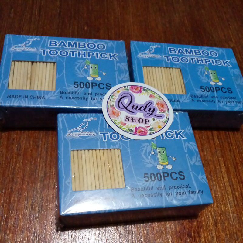 Toothpick Bamboo 500pcs. per box | Shopee Philippines