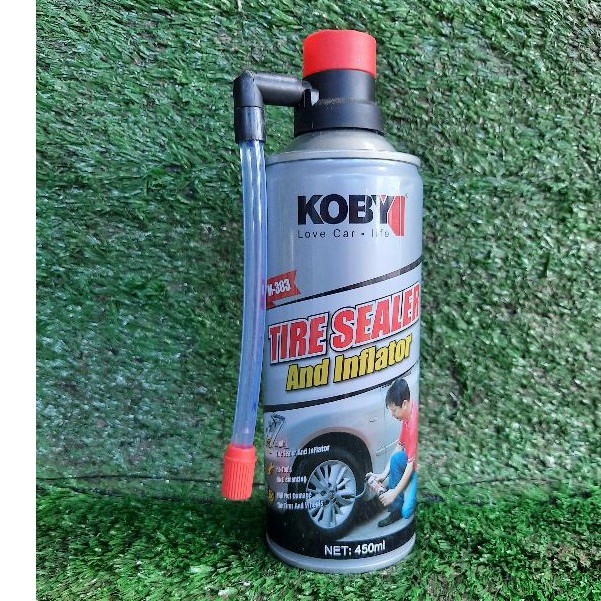Koby Tire Sealer & Inflator (450ML) | Shopee Philippines