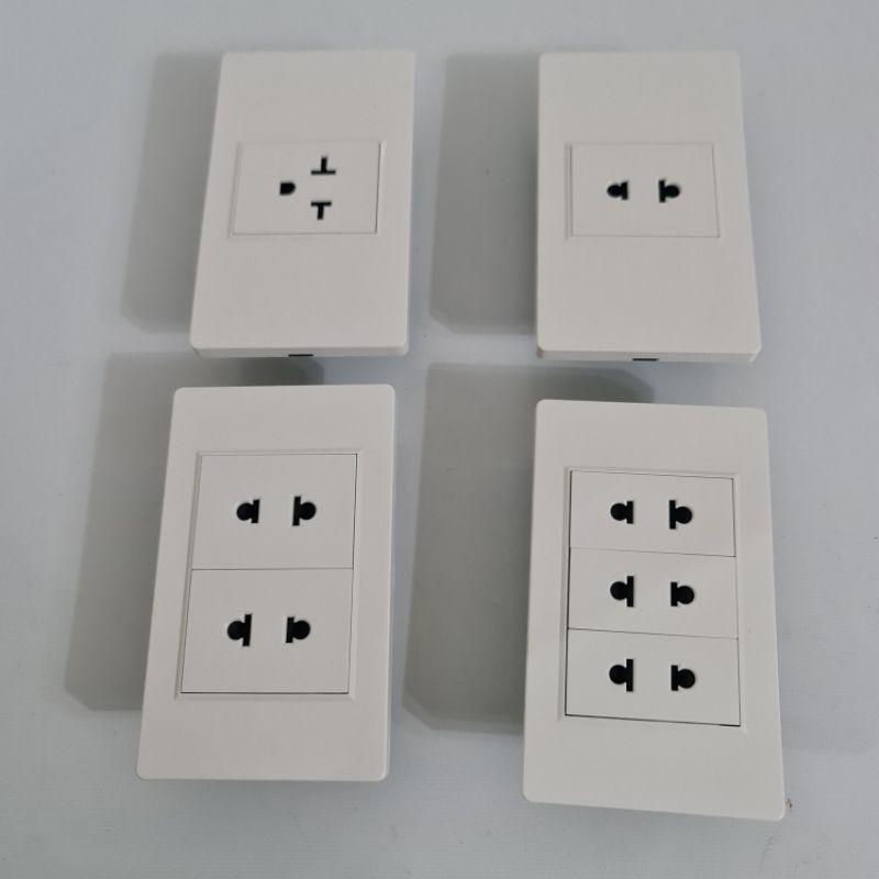 WIDE SERIES (1gang)(2 gang),(3 gang) outlet socket BRAND: SWITCH AND ...