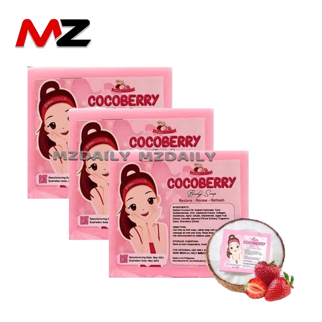 ( SET OF 3 ) CocoBerry Soap per pc (Original) Trial Pack | Shopee ...