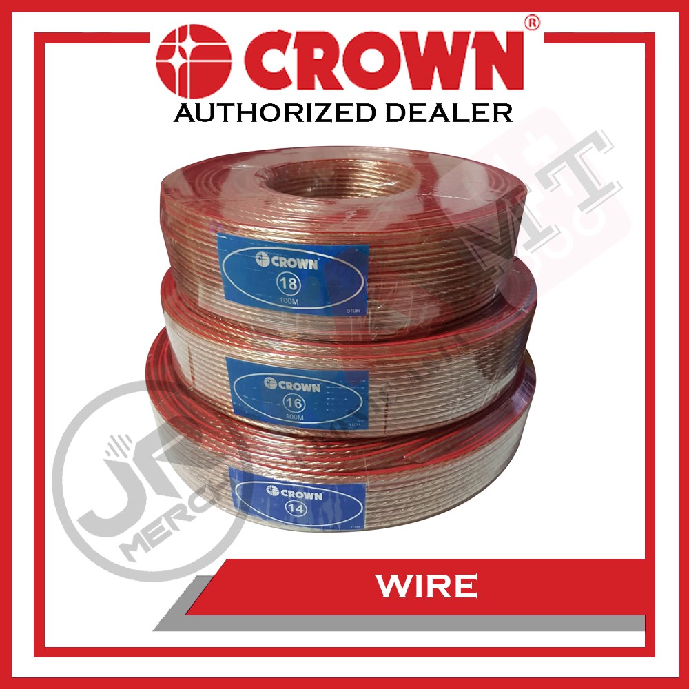 1 ROLL CROWN #18, #16, #14 AWG Professional Speaker Wire - 100 meters ...