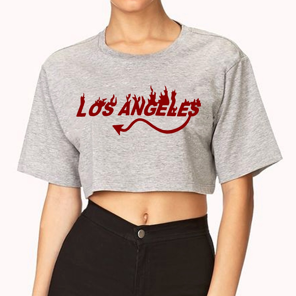Basic Vintage Graphic Iconic Semi Hanging Crop top Shirt | Shopee ...