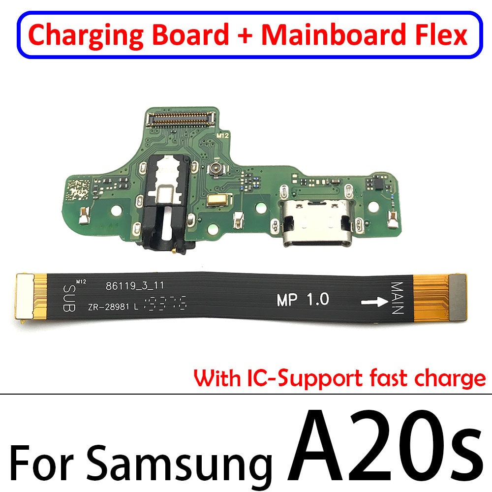 USB Charge Port Dock Connector Charging Board + Main Motherboard Flex ...
