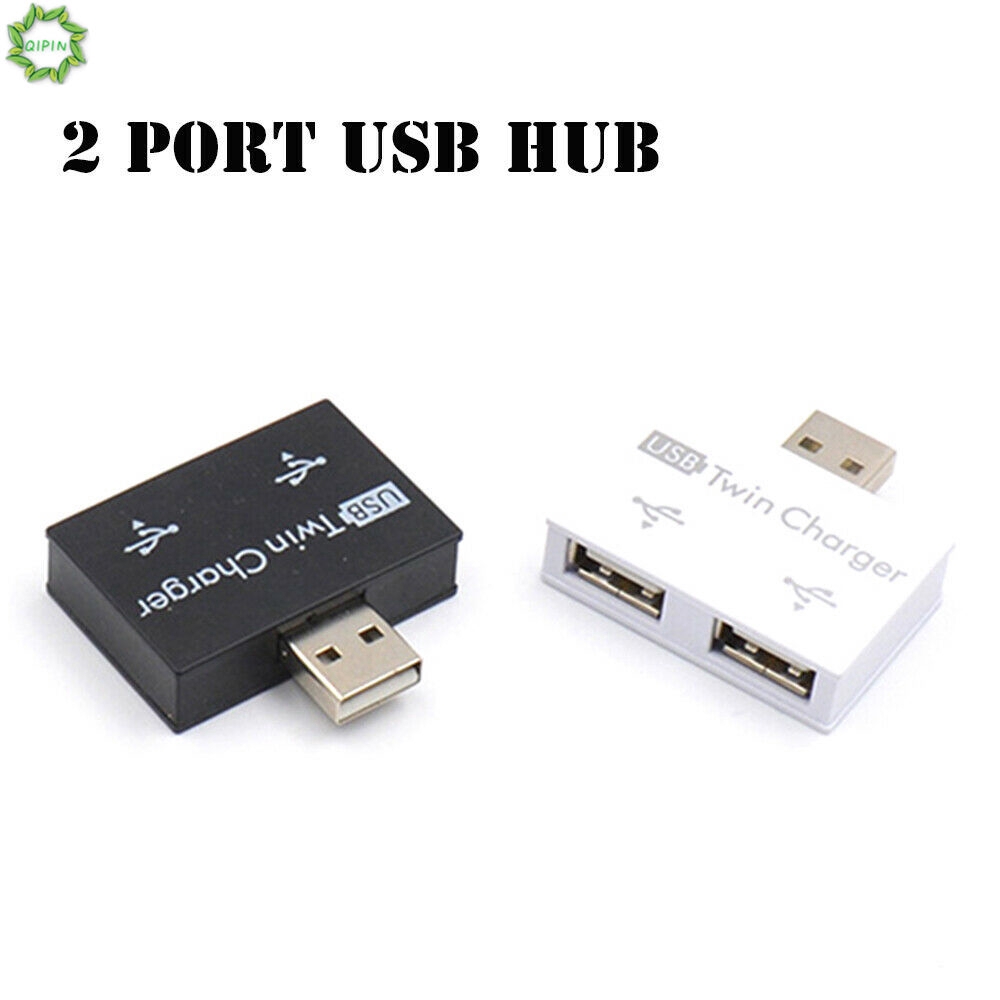 Cod Qipin Portable External 2 Port USB Splitter USB HUB Micro Power ...