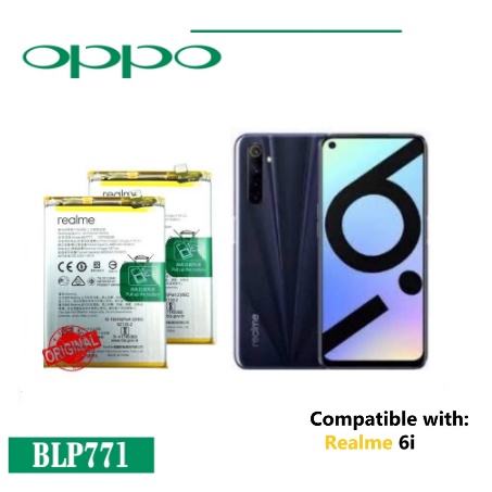 REALME 6i, C3, NARZO 10 battery, Model: BLP771 Original Quality Li-ion ...