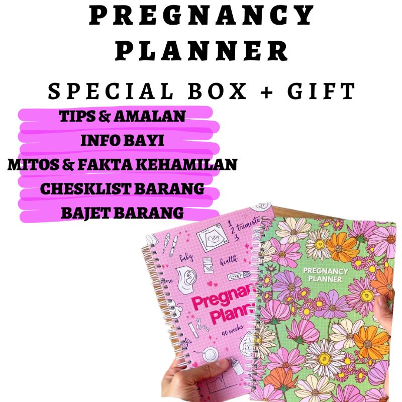 Pregnancy PLANNER BOOK PLANNER PREGNANT BOOK Type CHECKLIST Containing ...