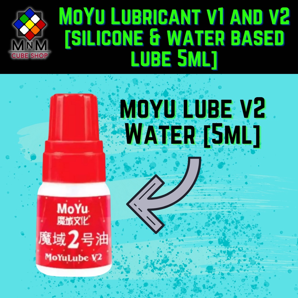 Rubiks Cube Lube Moyu Lubricant v1 and v2 silicone based lube 5ml | Shopee Philippines