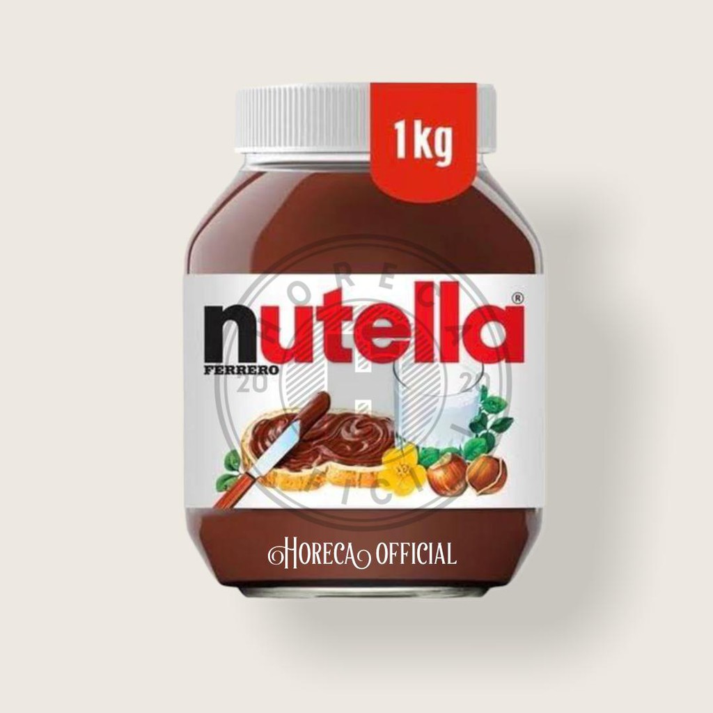 Nutella HAZELNUT SPREAD WITH COCOA 1000GR / CHOCOLATE BEANS JAM 1000G ...