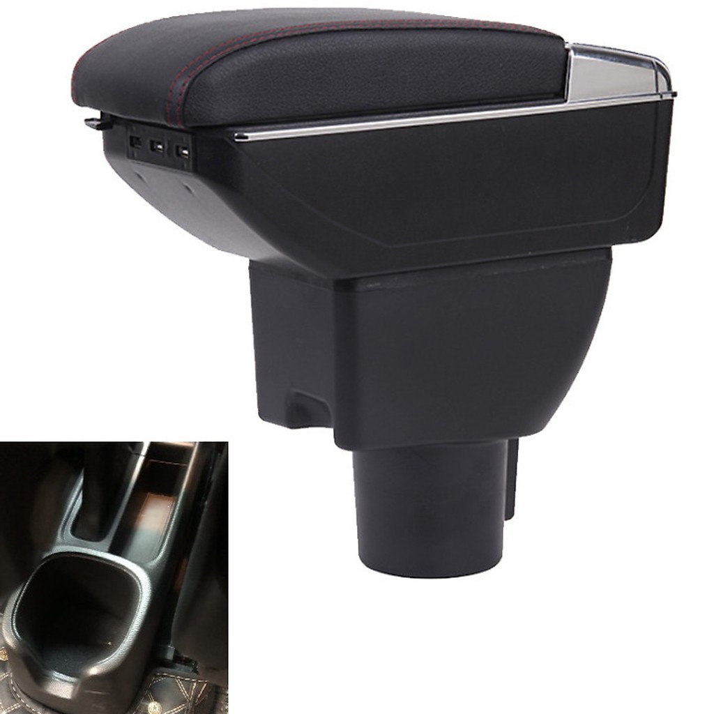 Vinfast Fadil car armrest box with integrated 7 USB ports | Shopee ...