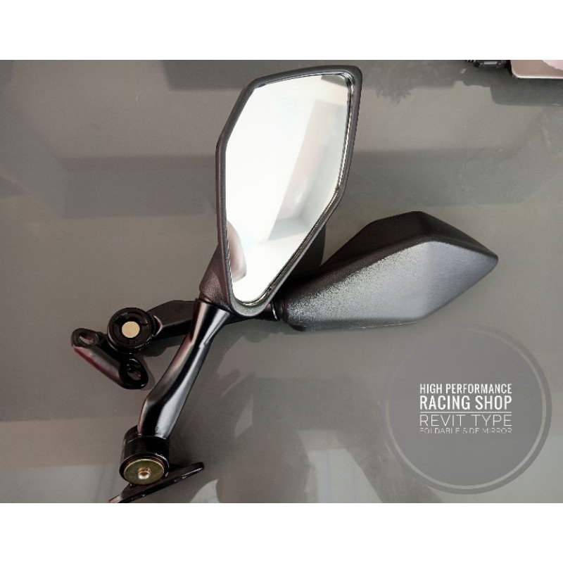 FOLDABLE SIDE MIRROR NINJA MOTORSTAR z200s Sigma Rusi Ninja RS200 R15 ...