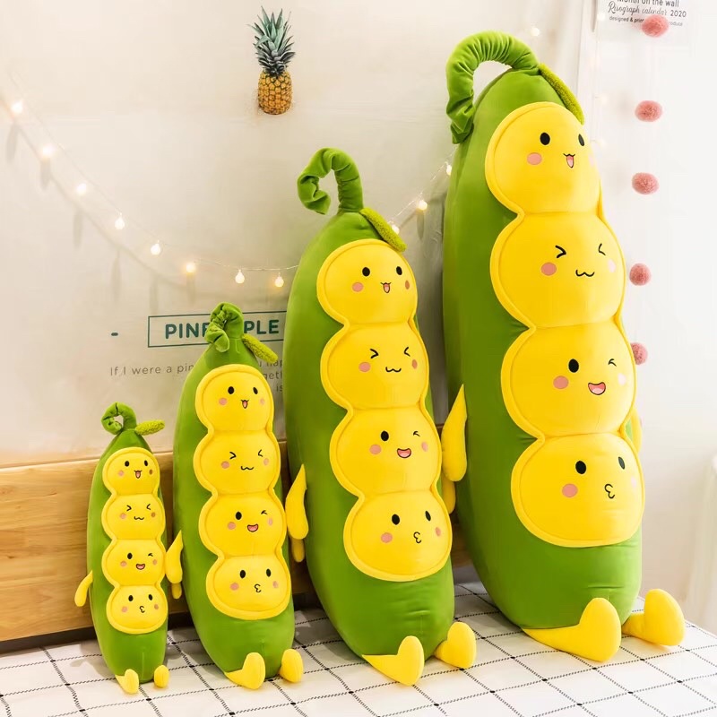 Teddy Bear, Adorable Pea Deep Pillow (soft miniso velvet felt) | Shopee ...