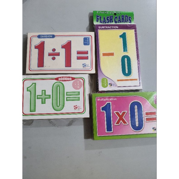 Flash Card Assorted division | Shopee Philippines