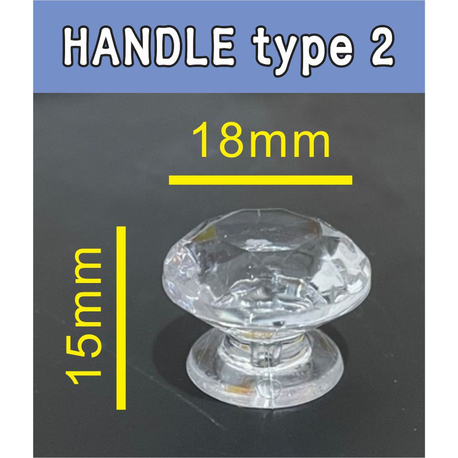 Clear Acrylic Hinge Lock Handle Hasp Folding Knob Concealed hinges ...