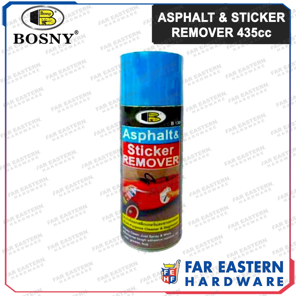 BOSNY Asphalt & Sticker Remover Spray Paint 435cc B130 | Shopee Philippines