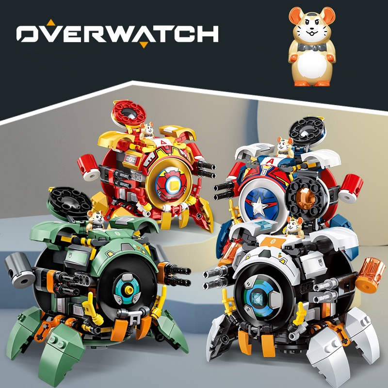 Overwatch Character Wrecking Ball Marvel Movie Iron Man Captain America ...
