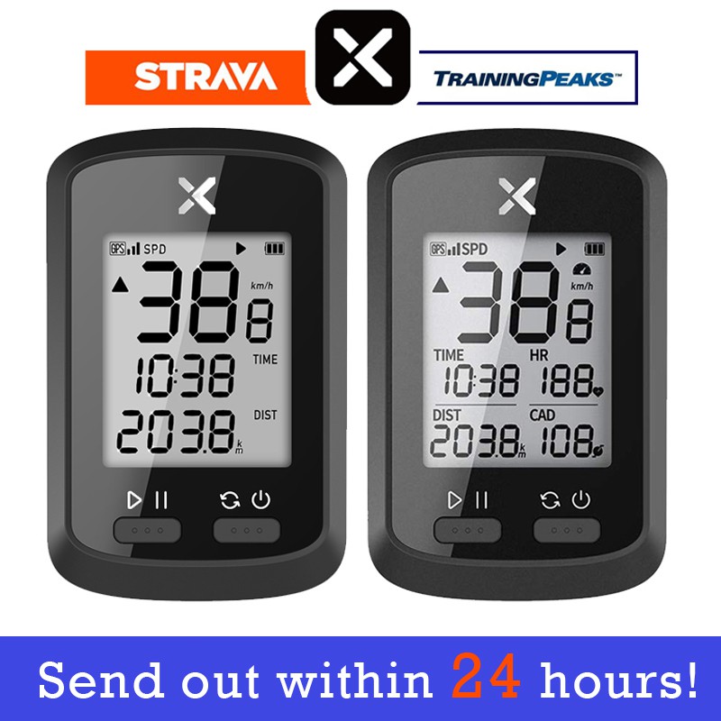 XOSS Bike Computer G Plus Wireless GPS Speedometer Waterproof Road Bike ...
